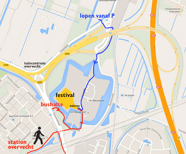 Waar is en route | Festival Dag buiten de Tijd – 25 juli